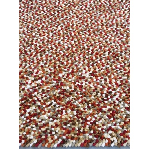 Jelly Bean Wool Rug - Autumn - 2 Sizes - Premium Designer Hand Made ...